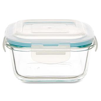 Buy Neoflam Cloc Glass Food Container (320 ml, 11 x 11 x 5 cm) Online ...