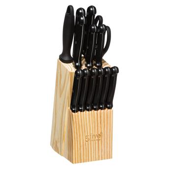 Buy 5five Knife Set W/ Wooden Stand (13 Pc.) Online in Qatar | ACE