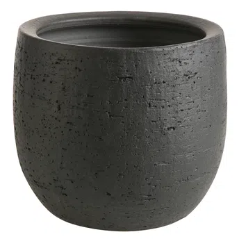 Buy Artevasi Hemera Ceramic Pot (25 cm, Anthracite) Online in Qatar | ACE