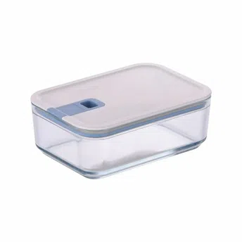 Buy Neoflam Perfect Seal Rectangular Glass Storage Container (1100 ml ...