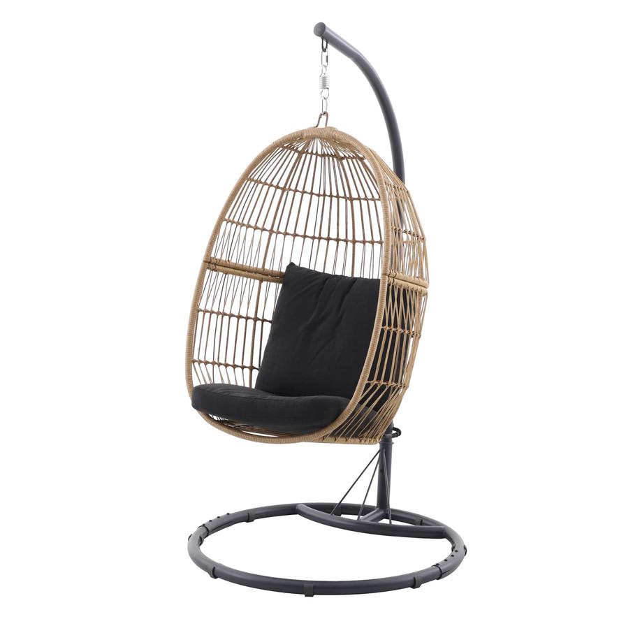 Buy Apolima Rattan Hanging Chair GoodHome 196 x 105 cm Online in Qatar ACE
